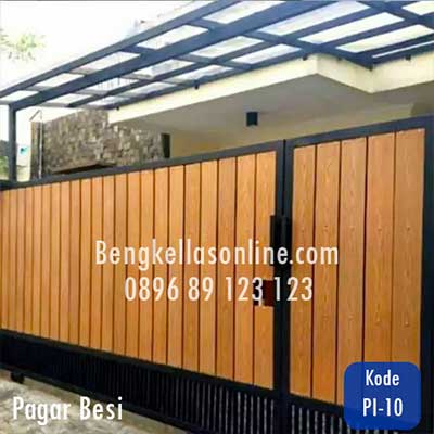 Pagar Besi GRC Motif Kayu, Pagar Trendy 2020 | Bersosial.com